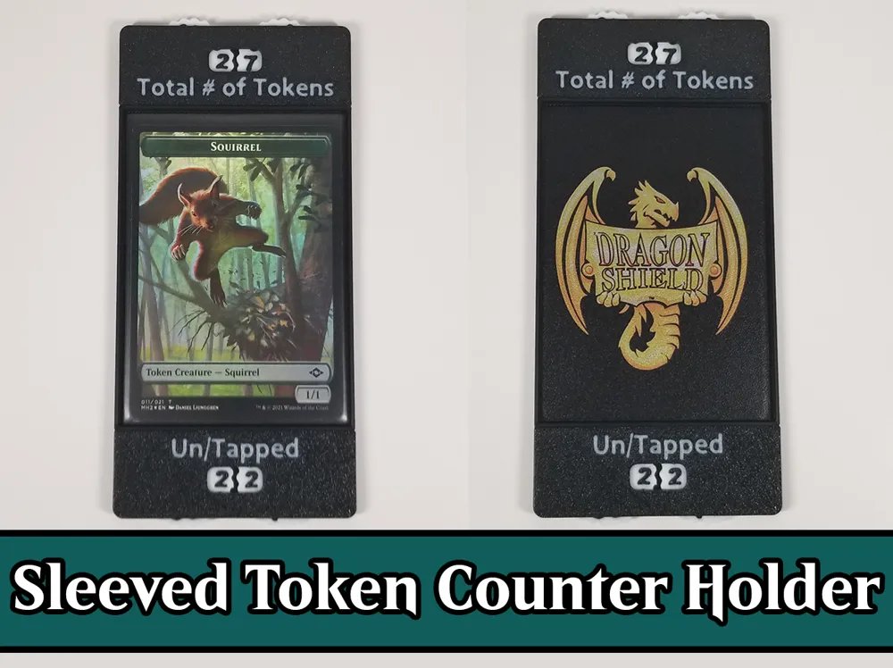MTG Token Holder Counter / Tracker - 00-99 Dials by TheMakerSphere ...