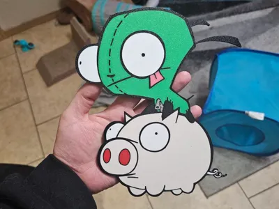 Gir and piggy by SkunkleButt - MakerWorld