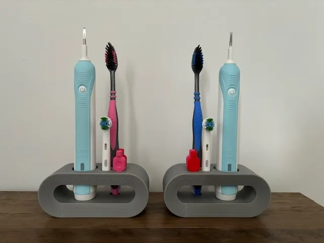 Oral B multi and inter dental toothbrush holder by TS 3DPrints - MakerWorld