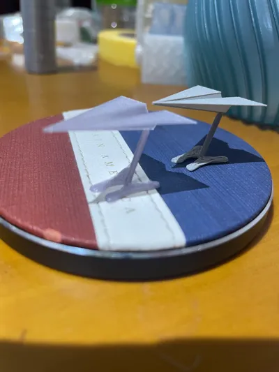 超薄纸飞机Ultra thin micro paper airplane by 懒得理你 - MakerWorld