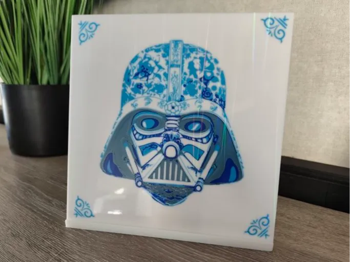 Darth Vader Delft Bathroom Tile by 3DPrintsForYou MakerWorld: Download ...