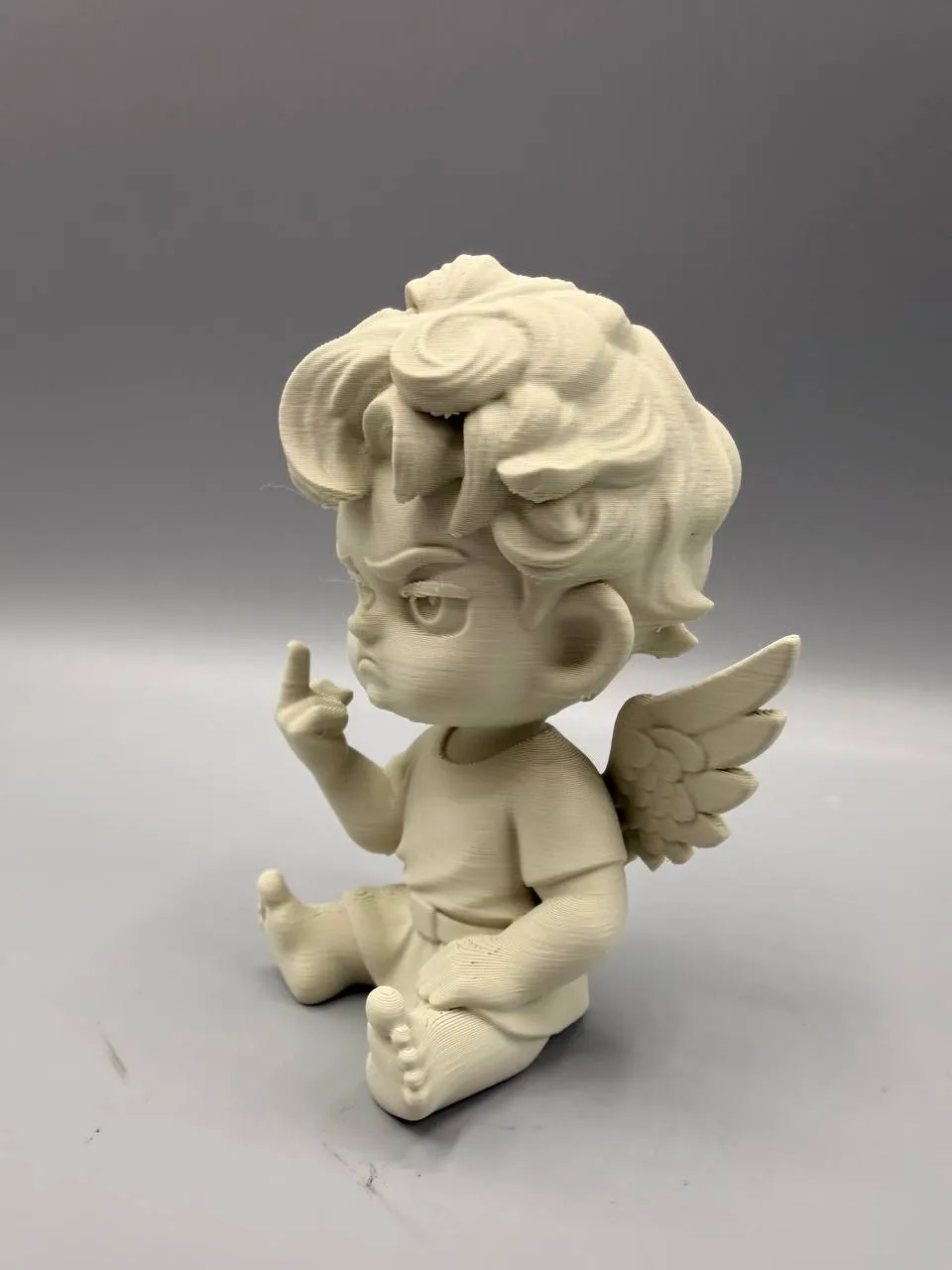 Grumpy Angel - Free 3D Print Model - MakerWorld