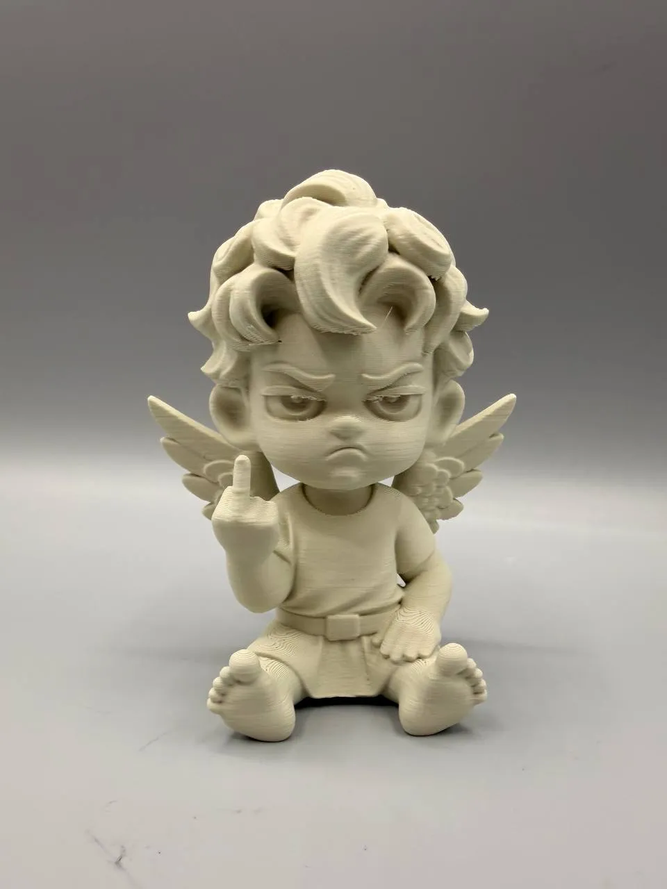 Grumpy Angel - Free 3D Print Model - MakerWorld