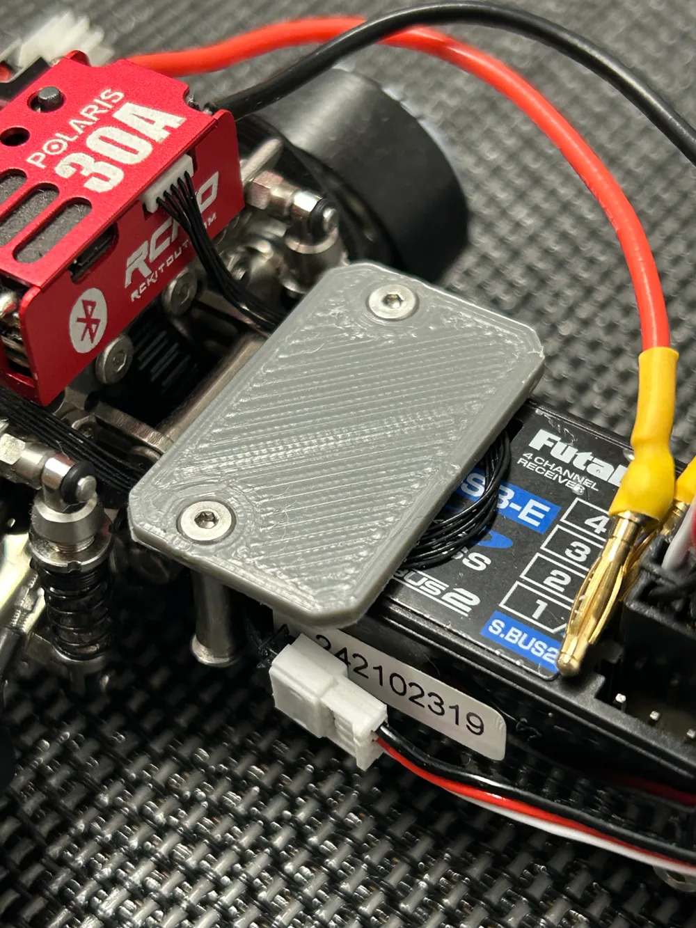 1/24 Rhino racing RTS battery/Electronics mount by Connor McCarthy ...