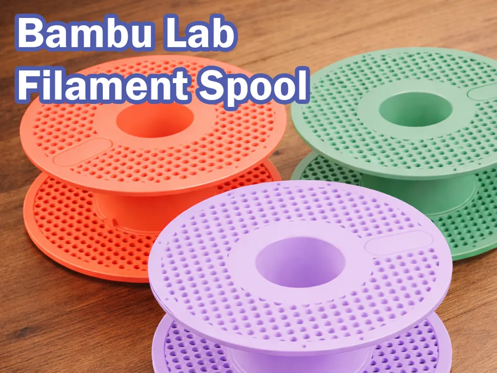 Bambu Lab Filament Spool | Original Size Replica - Free 3D Print Model ...