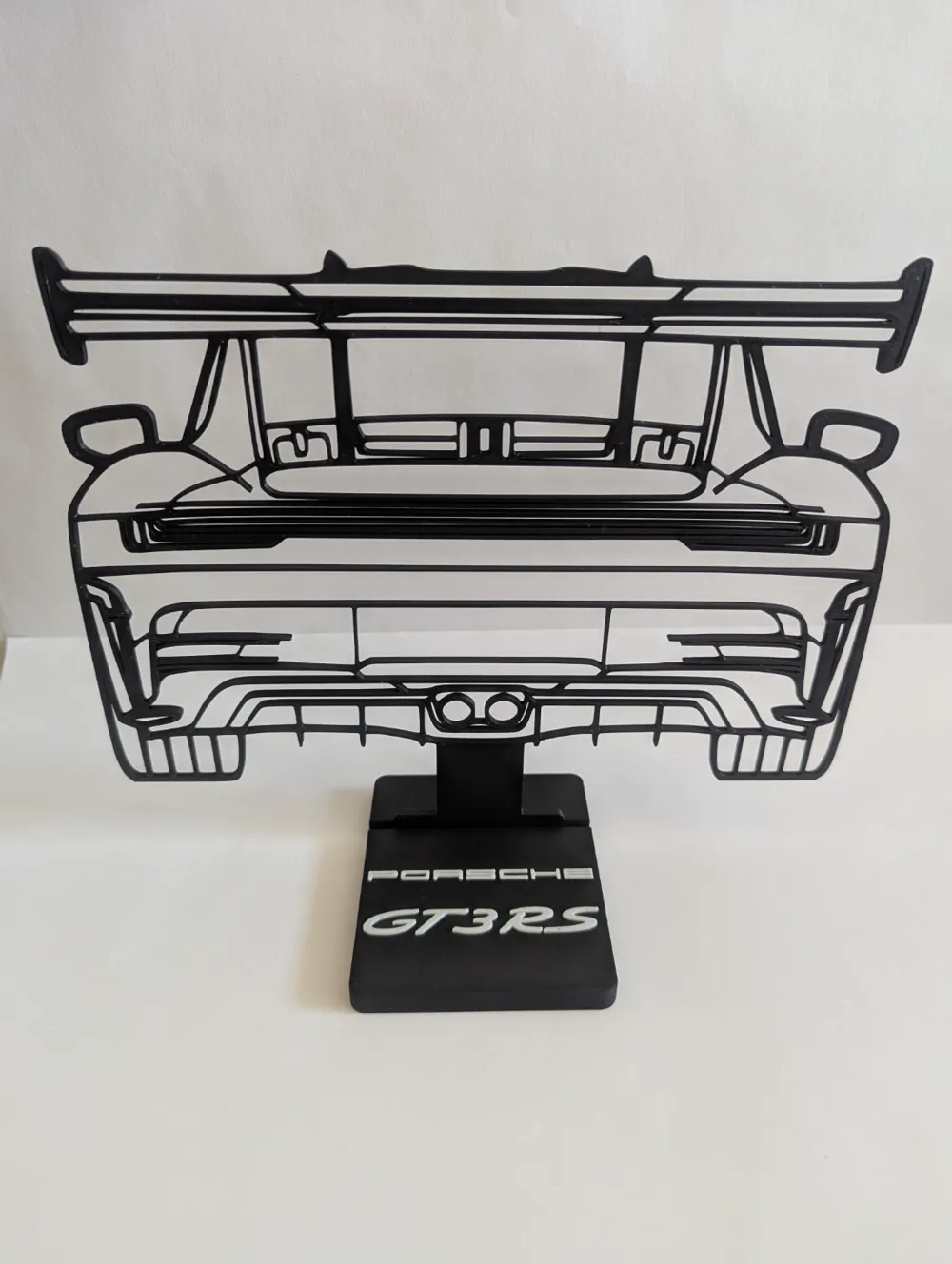 Porsche 911 GT3 RS rear silhouette by Dava - MakerWorld