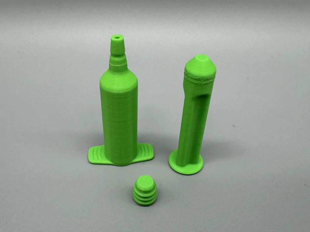 Precision grease gun for threaded spindles by practical3D MakerWorld: Download Free 3D Models