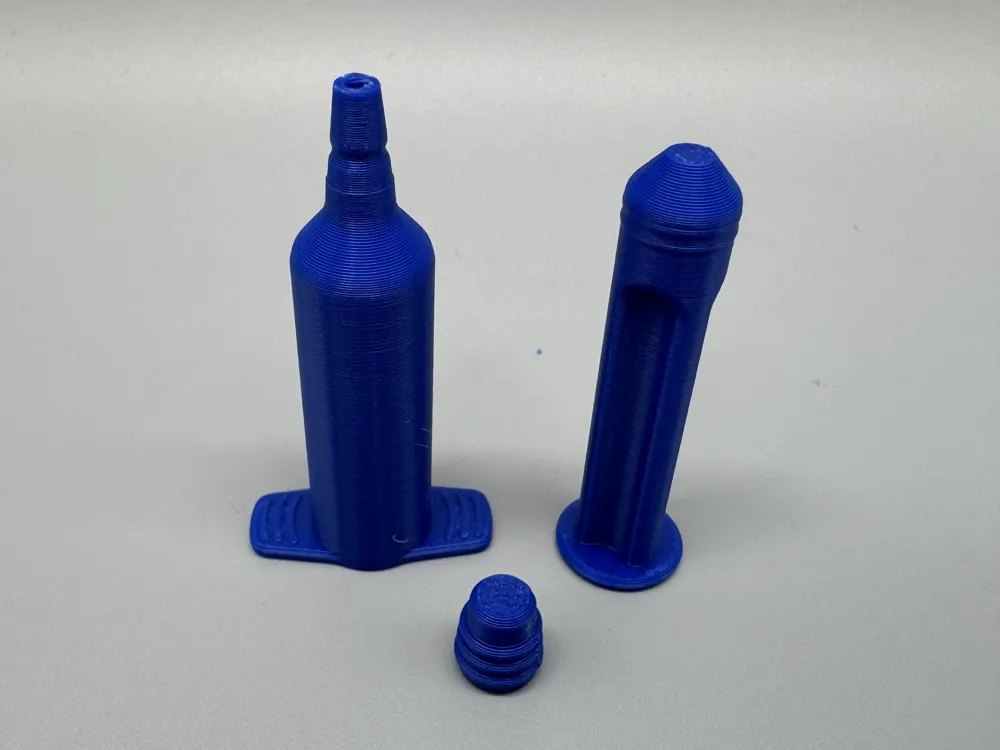 Precision grease gun for threaded spindles by practical3D MakerWorld: Download Free 3D Models