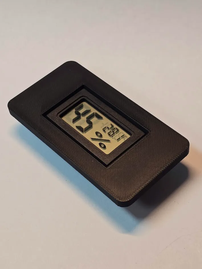 Rectangular Hygrometer Mount for Filament Storage Box by TommyBender ...