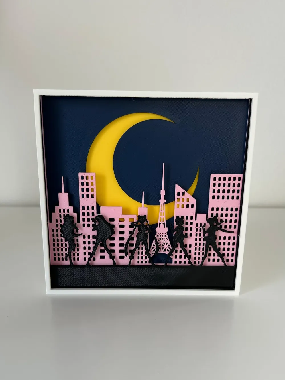 Sailor Moon Shadow Box by DL 3D LAB MakerWorld: Download Free 3D Models