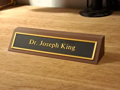 name plate 3d print model download - MakerWorld