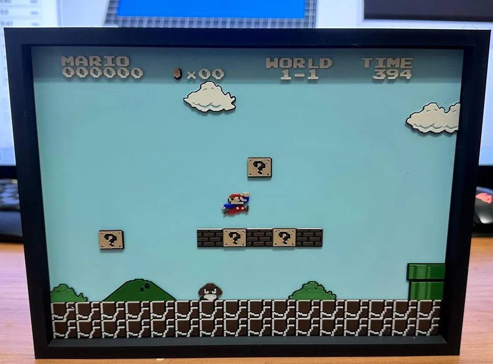 Frame Super Mario Bros Remixed by Lanthi - MakerWorld