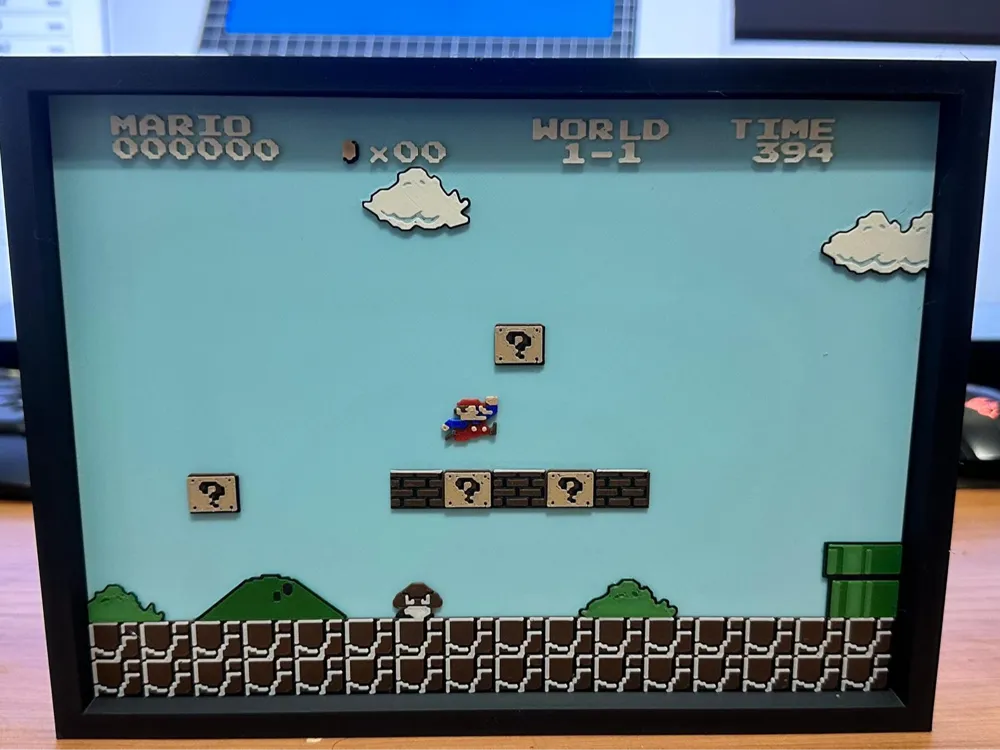 Frame Super Mario Bros Remixed by Lanthi - MakerWorld
