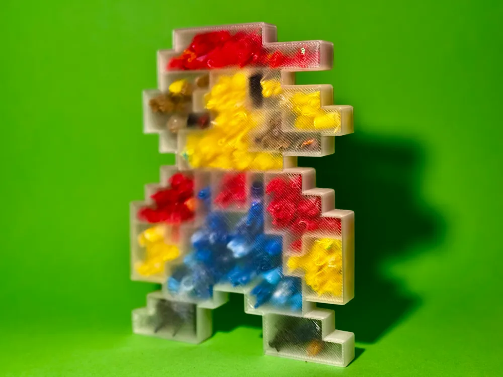MARIO POOP ART BUCKET by cforms MakerWorld: Download Free 3D Models
