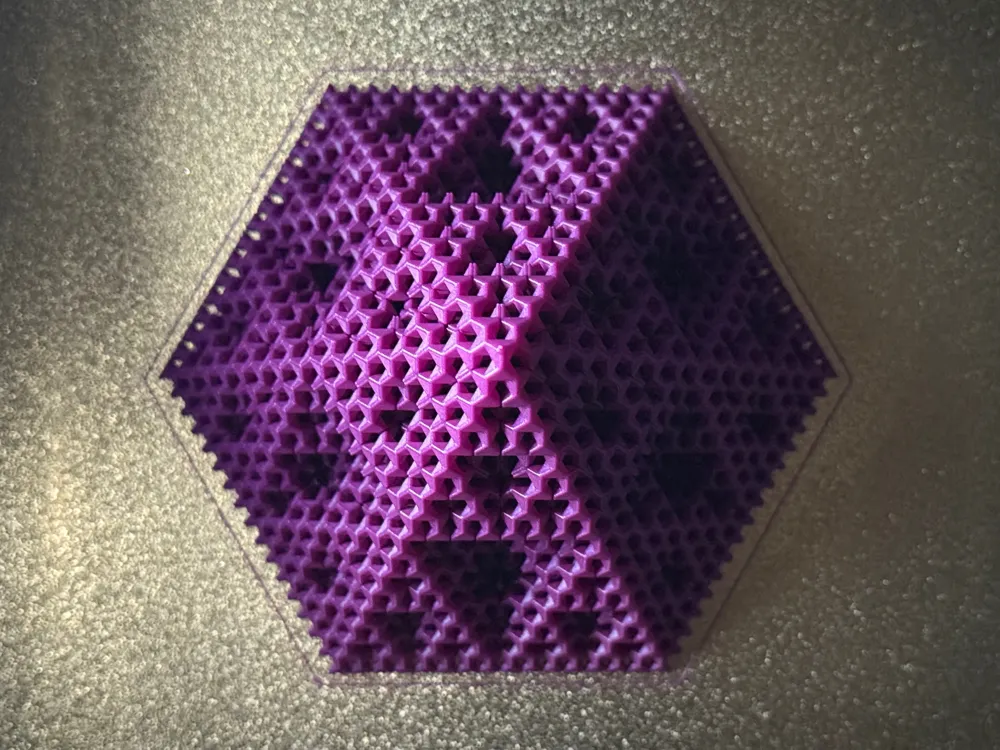 Vase Mode Fractal Pyramid | Tetra Honeycomb Lvl 5 - Free 3D Print Model ...