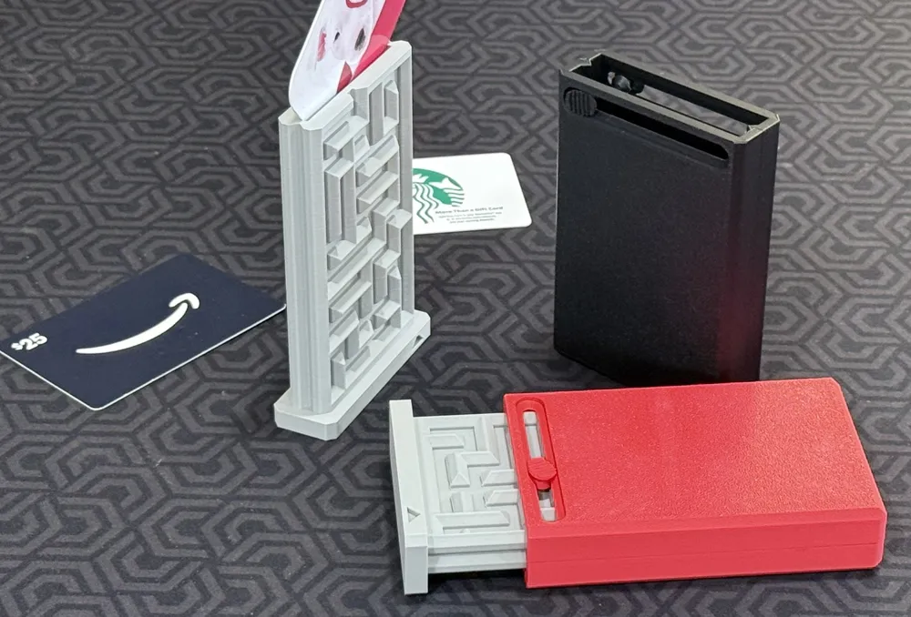 Maze Gift Card Puzzle Box – Dual-Sided Challenge - Free 3D Print Model ...