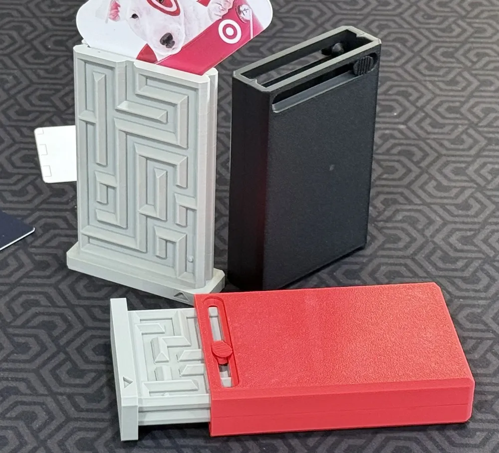 Maze Gift Card Puzzle Box – Dual-Sided Challenge - Free 3D Print Model ...