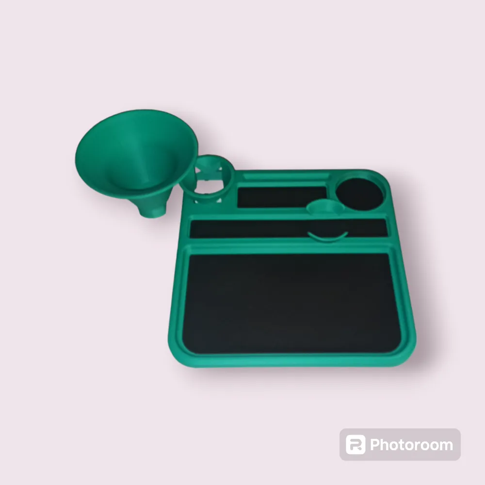 Rolling pipe tray with removable ash cup by Denny's Designs MakerWorld ...