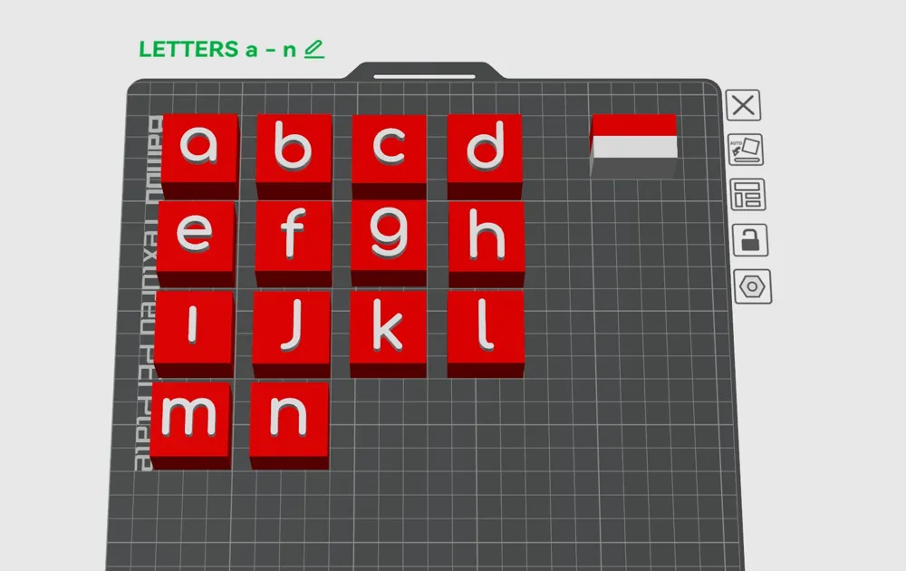 Lego Duplo Letters Brick (Lowercase letters) Remixed by TheMiguelBi ...