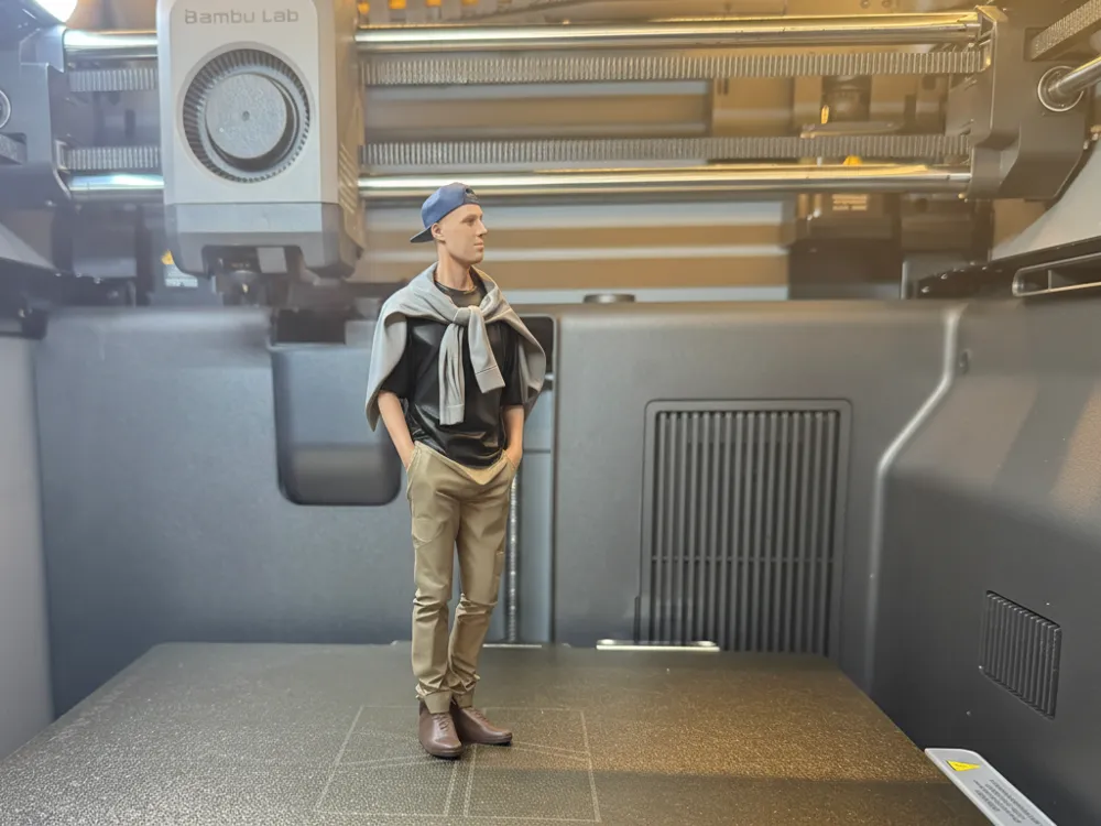 Low Poly Cool Guy - Free 3D Print Model - MakerWorld