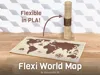 Flexi World Map (flexible world map) by GlennovitS 3D MakerWorld: Download Free 3D Models
