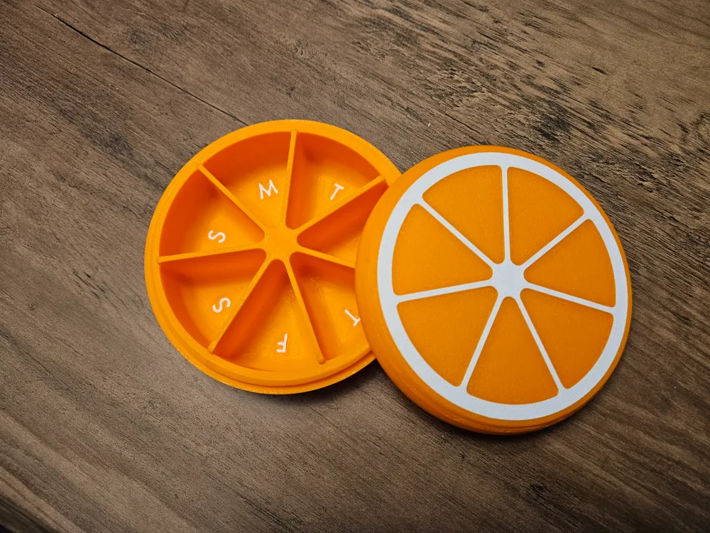 Citrus Pill Box - Orange, Lime, Lemon, Grapefruit by Catherine Doucet ...