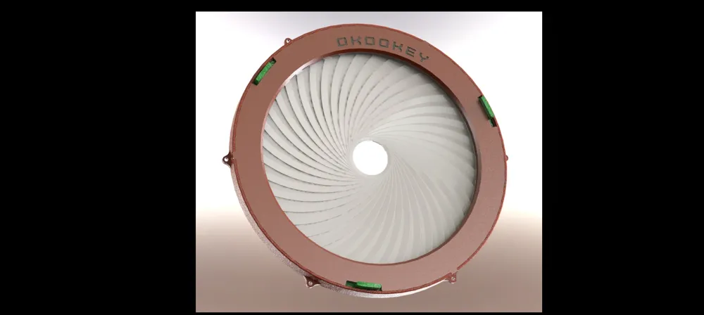 40-piece iris diaphragm mechanism by OKOOKEY MakerWorld: Download Free 3D Models