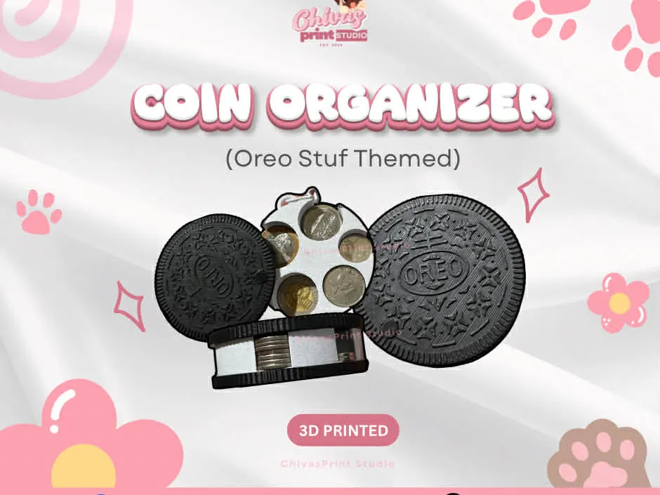 OREO Philippine coin Holder - Free 3D Print Model - MakerWorld