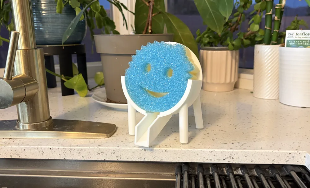 Scrub Daddy/Mommy Sponge Holder - Free 3D Print Model - MakerWorld