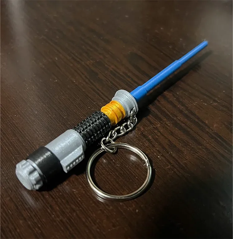 working Light saber keychain Remixed by Mystry-_-01 - MakerWorld