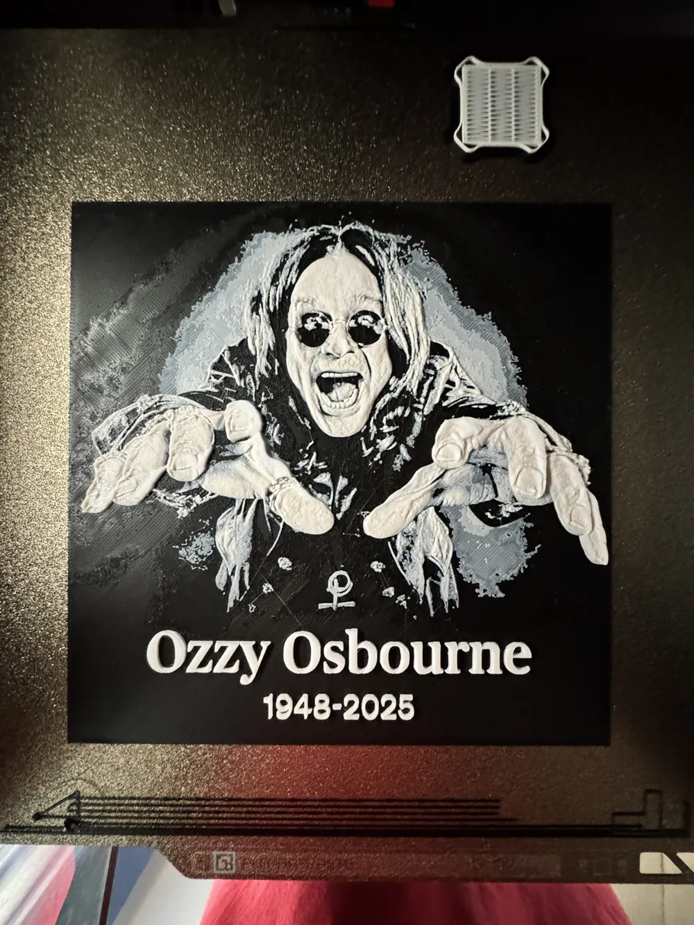 Ozzy Osbourne Hueforge by spank7 MakerWorld: Download Free 3D Models