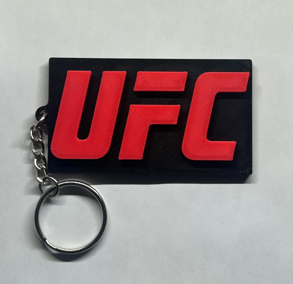 UFC Logo & UFC Keychain by 3D Dream Factory - MakerWorld