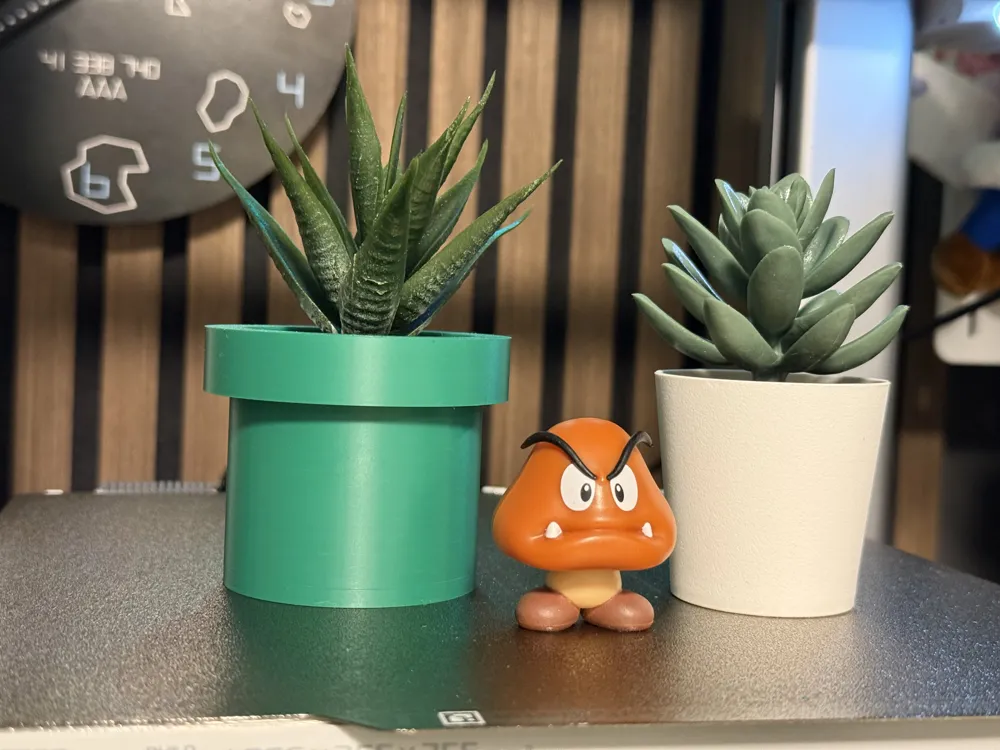 Pot de fleur Mario Warp Pipe Ikea FEJKA - Modèle d'Impression 3D ...