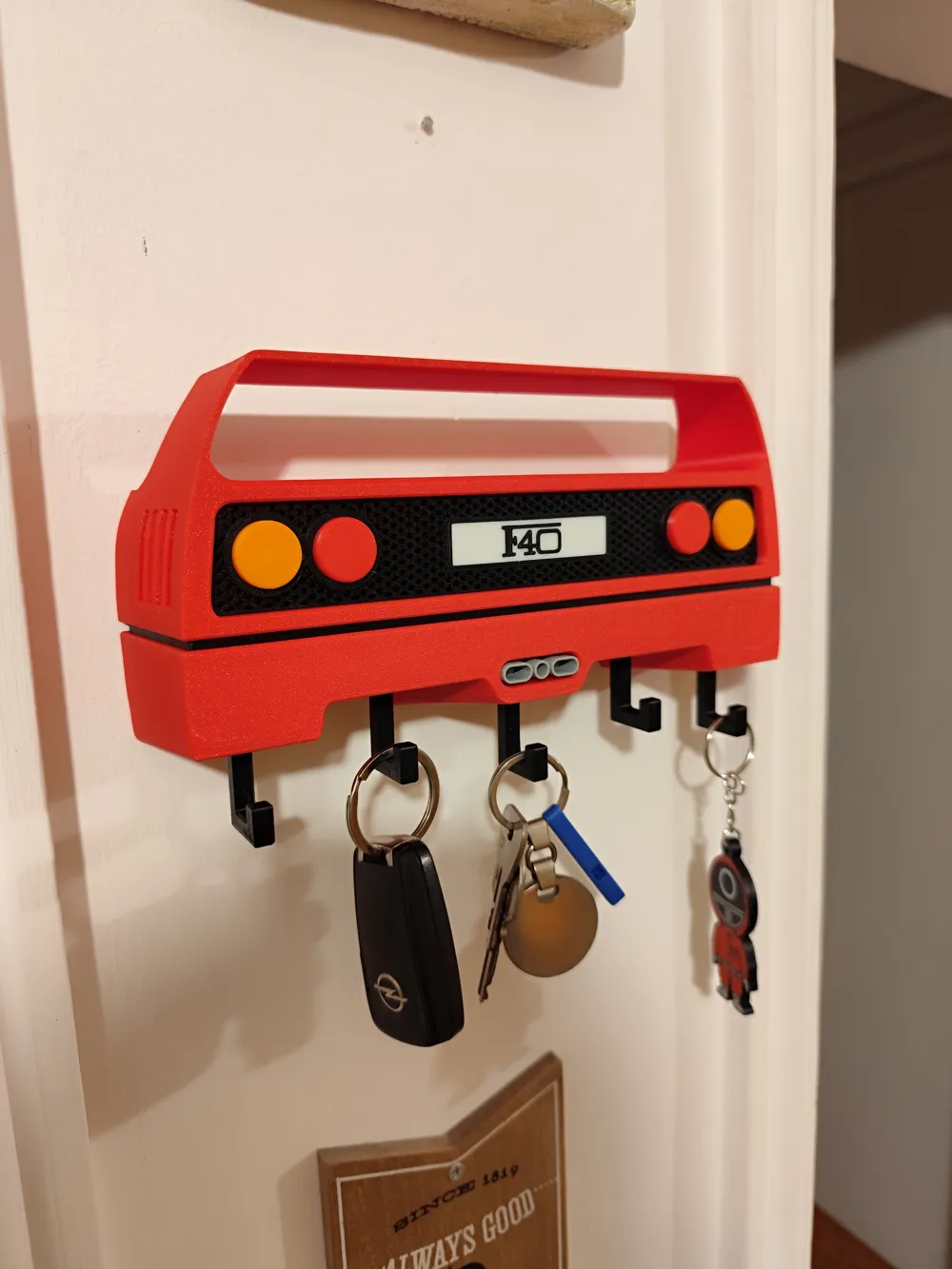 F40 Key Hanger by fabio.becce23 MakerWorld: Download Free 3D Models