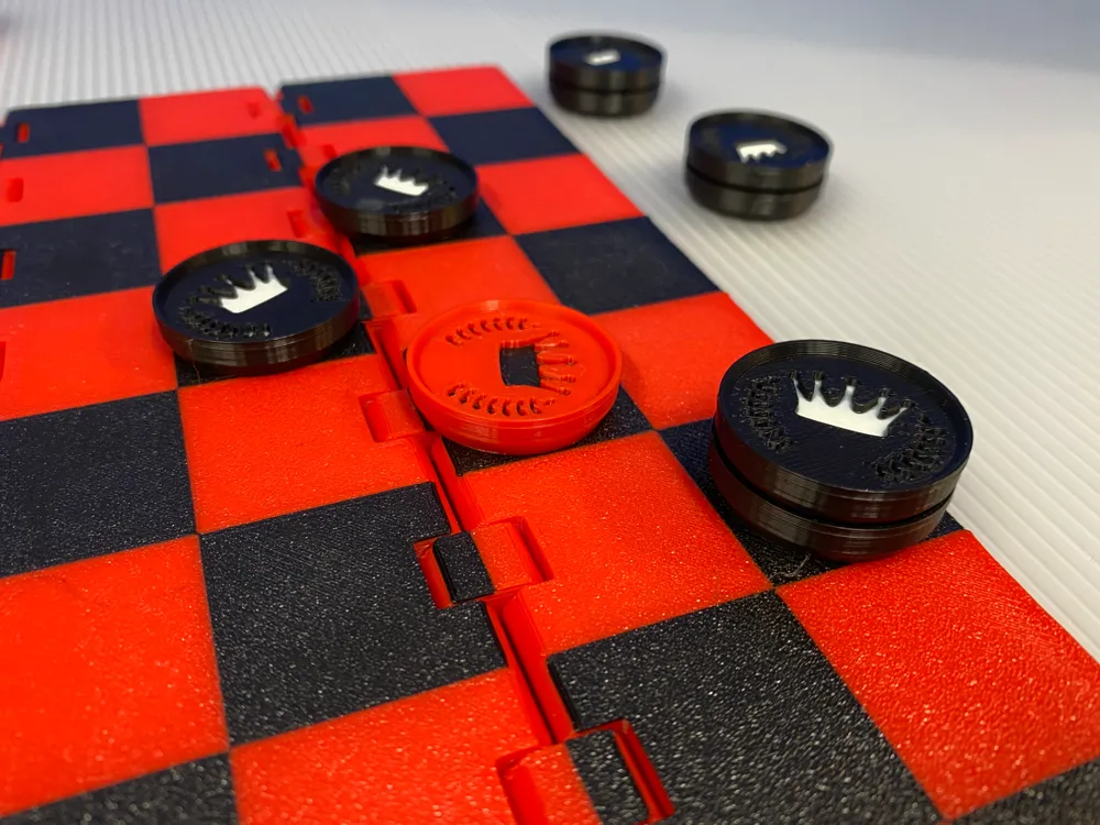 Folding Checkerboard by Jim Larsen MakerWorld: Download Free 3D Models
