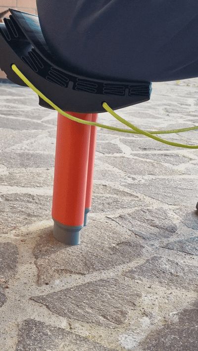 Monopod Spring Stool by SimonMakerForge MakerWorld: Download Free 3D Models
