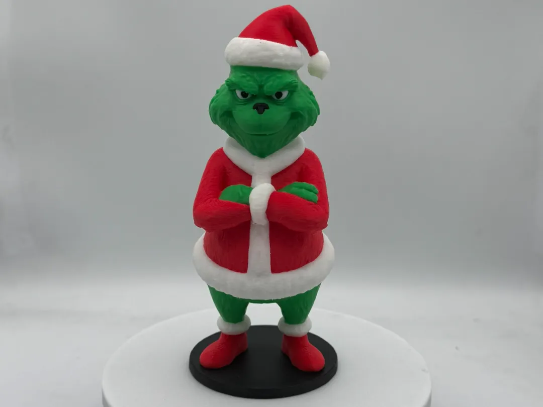 Mischievous The Grinch Holiday Figurine - Free 3D Print Model - MakerWorld