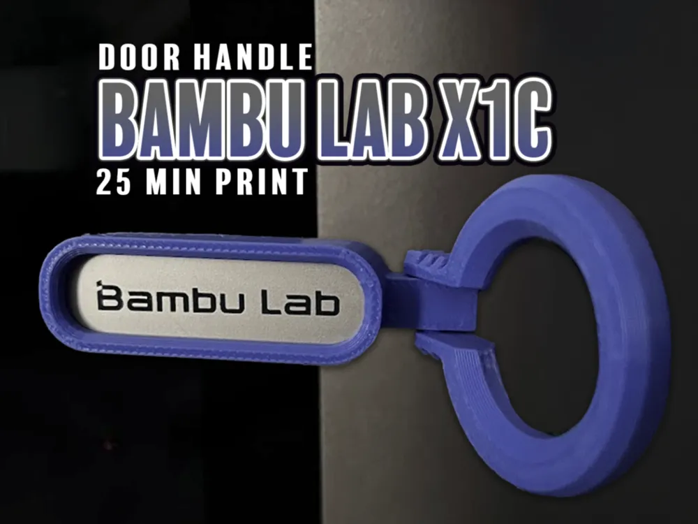Bambu Lab Door Handle - Free 3D Print Model - MakerWorld