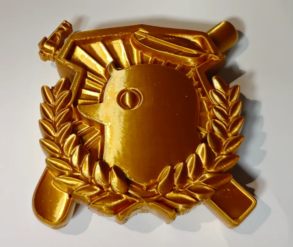 Escape from Tarkov Pure Gold Badge 999k - Free 3D Print Model - MakerWorld