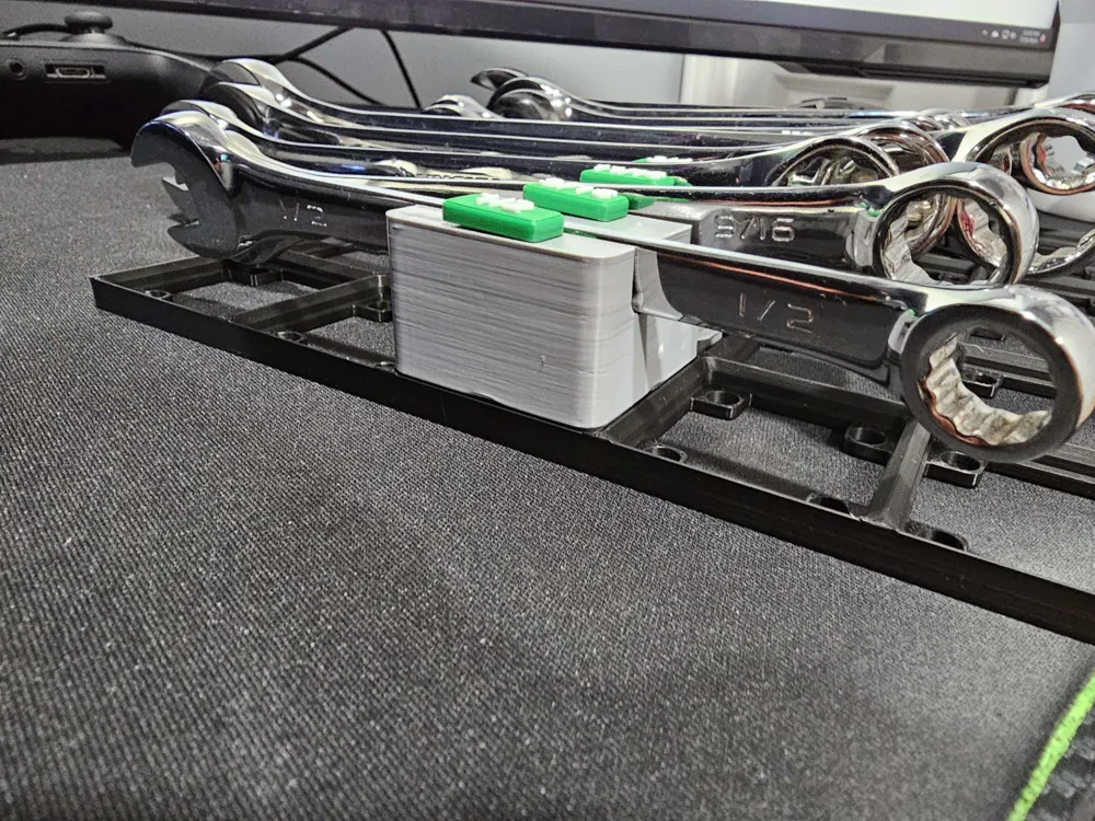 Double Labeled - Gridfinity Universal Wrench Tray by snjames316 ...