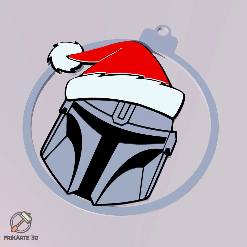 The Mandalorian Christmas Tree Decoration by Frikarte3D - MakerWorld