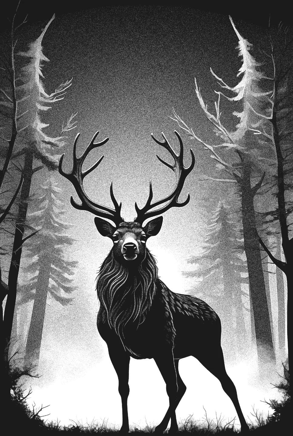 Deer in Forest - Hueforge Animal 3D Wall Art by kevin.goetz - MakerWorld