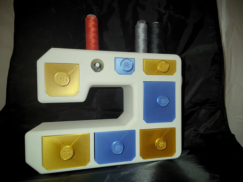 Sewing Machine Shaped Sewing Storage Box by jinivus - MakerWorld