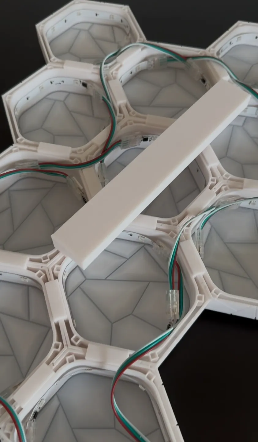 Wall Mount for HexaLeaf – LED from MK Expert - Free 3D Print Model ...