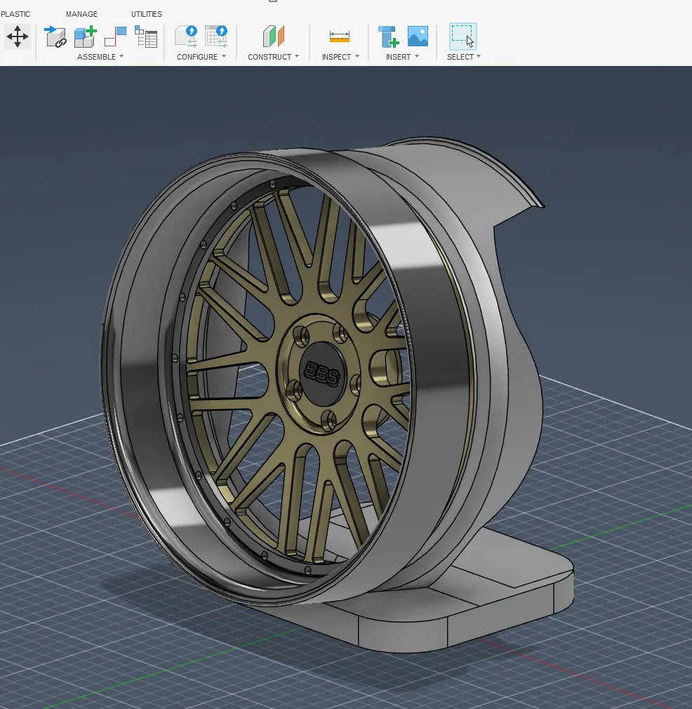 BBS LM 3pc wheel Replica Headphone holder - Free 3D Print Model ...