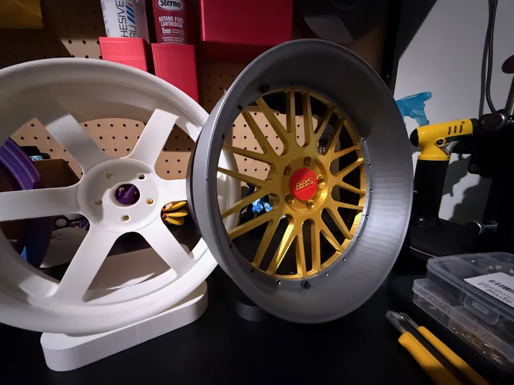 BBS LM 3pc wheel Replica Headphone holder - Free 3D Print Model ...