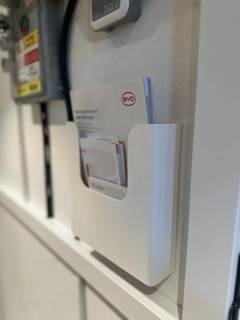 A4 Wall-Mounted Document & Manual Holder - Free 3D Print Model - MakerWorld