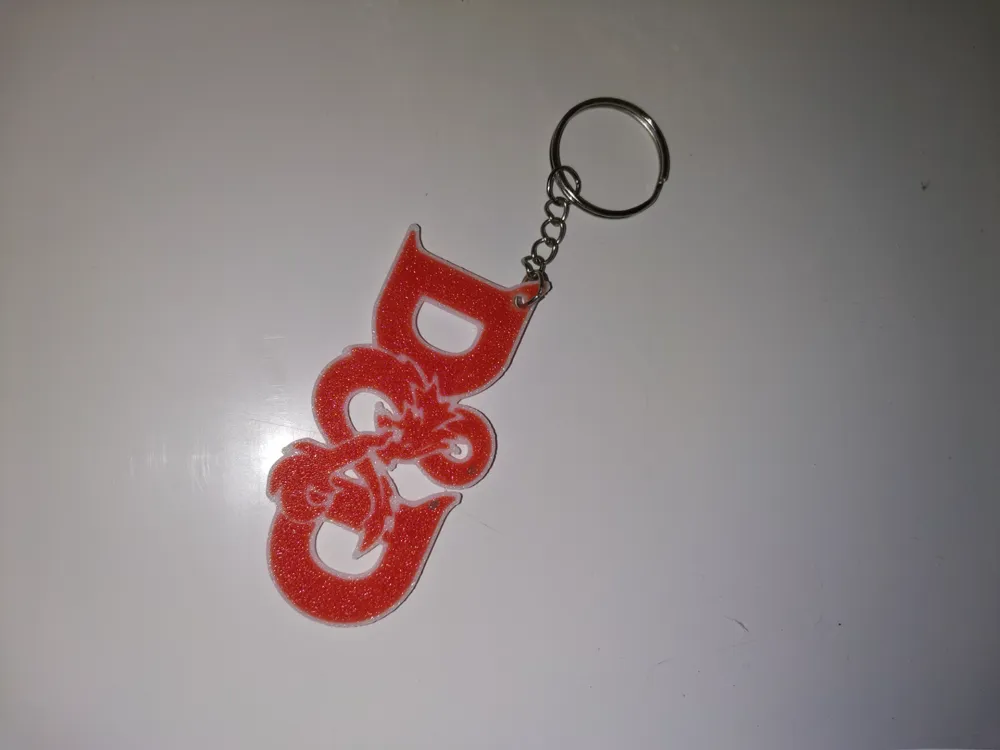 DND multicolor keychain by BT3D printing - MakerWorld