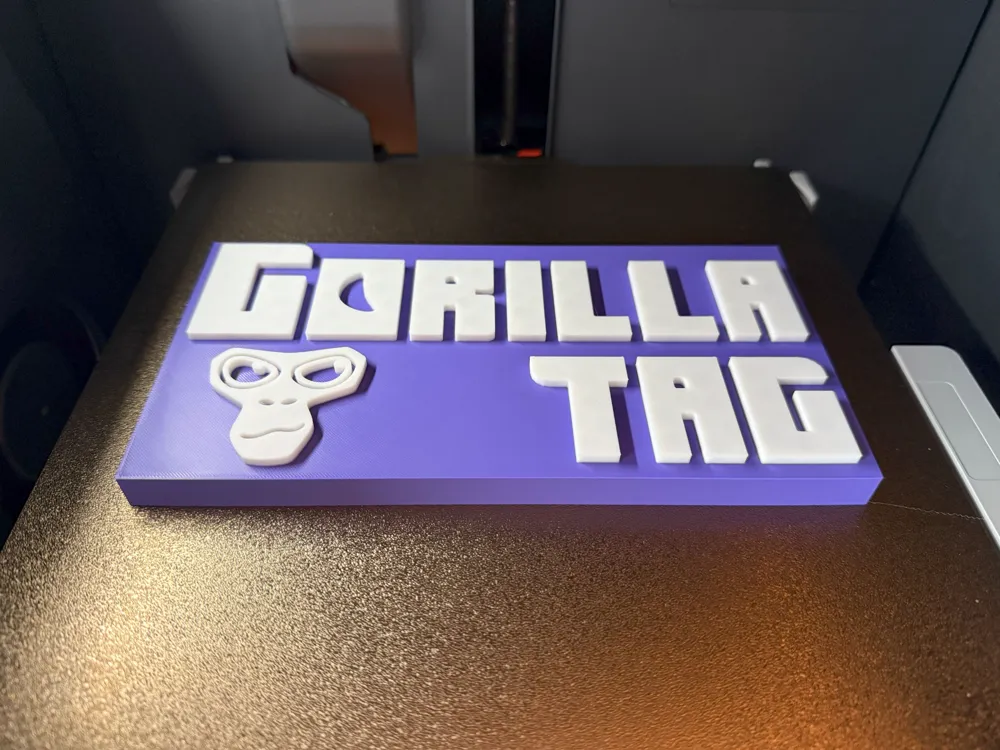 Gorilla Tag Logo Standing Sign by GDMFL - MakerWorld