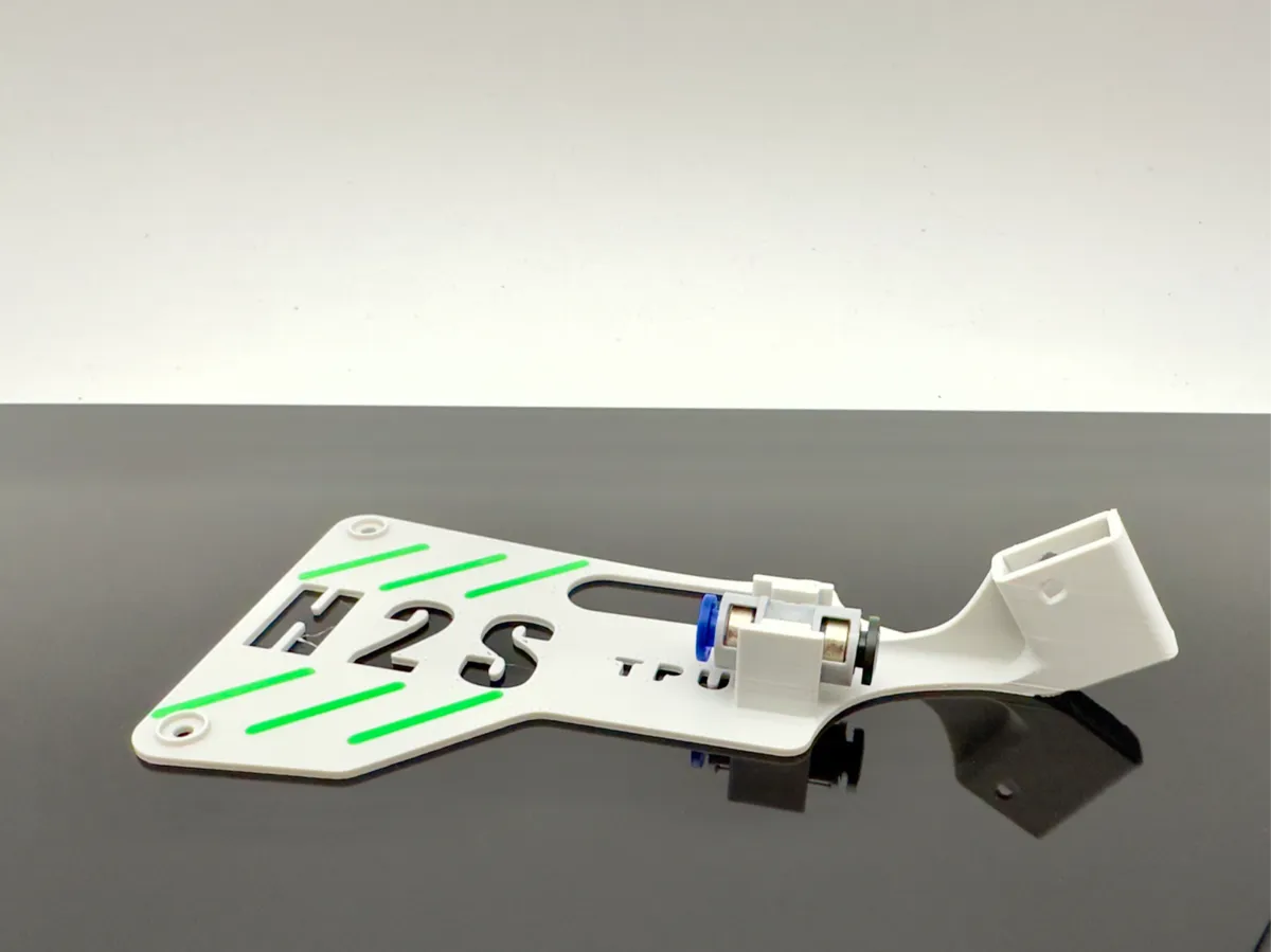 4-in-1 PTFE adapter + TPU mount for H2S - Free 3D Print Model - MakerWorld